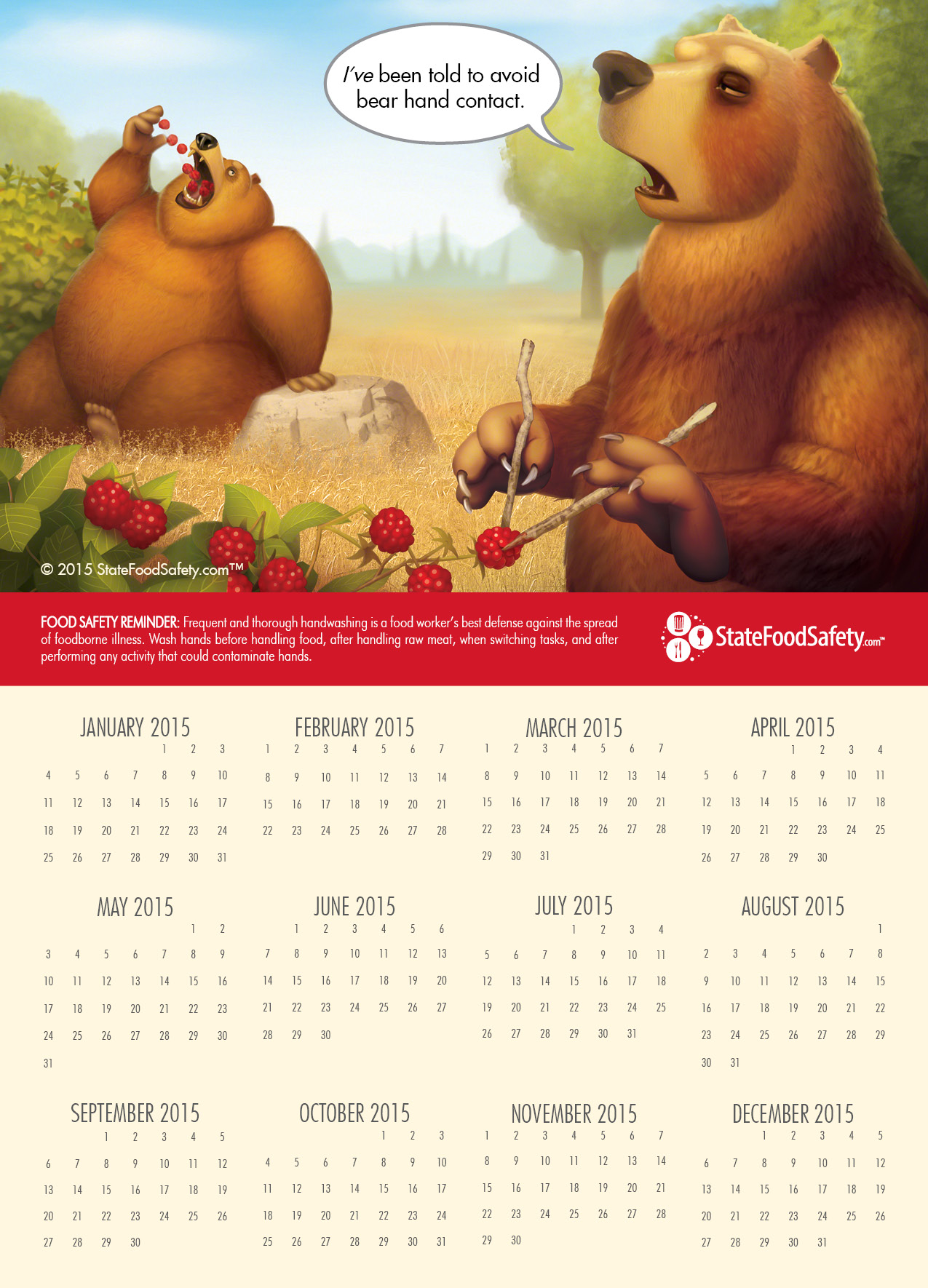 Cartoon Calendar Digital Downloads