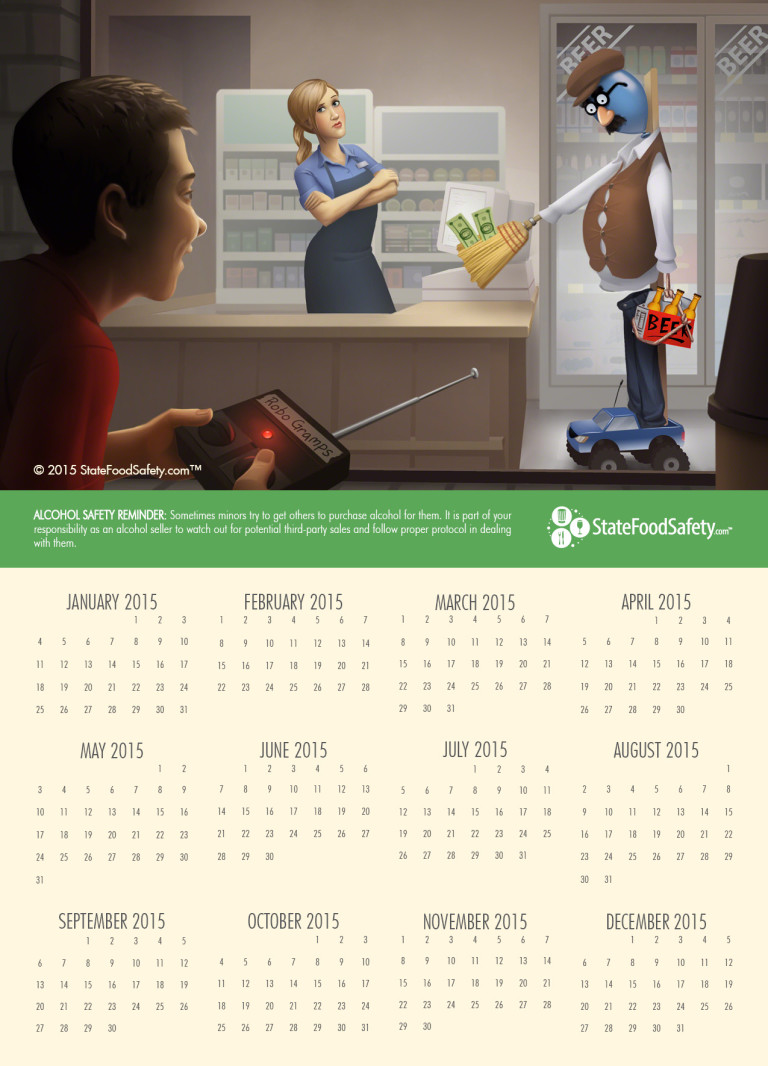 Cartoon Calendar Digital Downloads