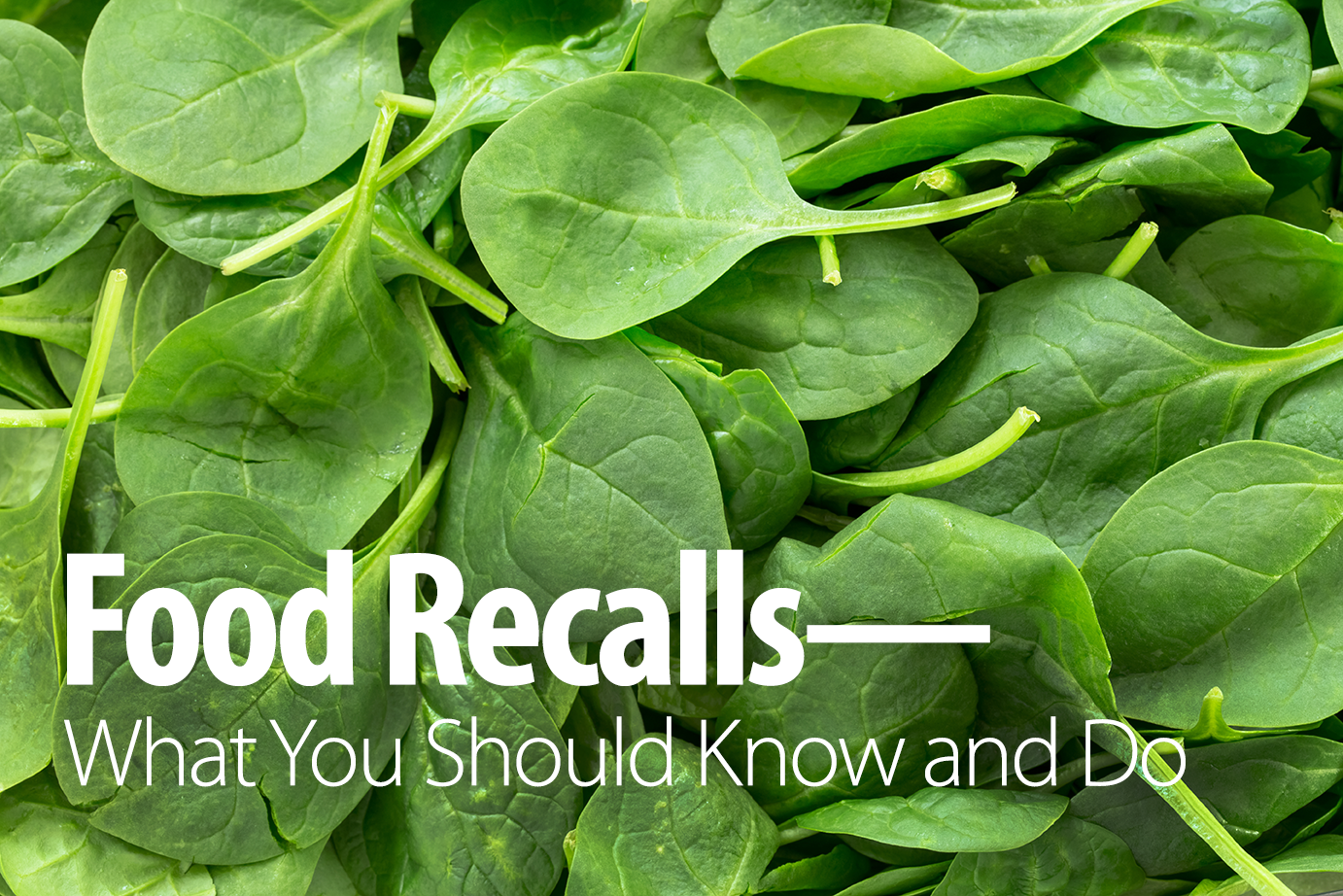Food Recalls—What You Should Know and Do